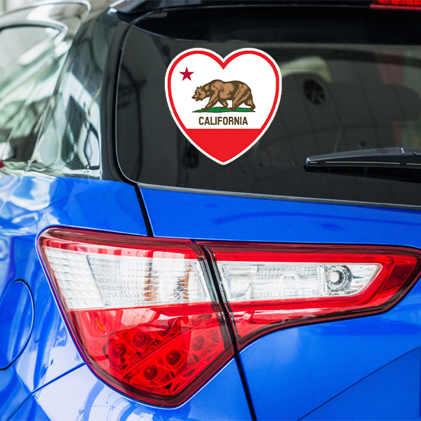California Heart - Sticker4Us