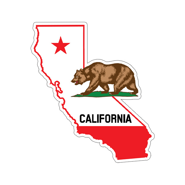 California Map - Sticker4Us