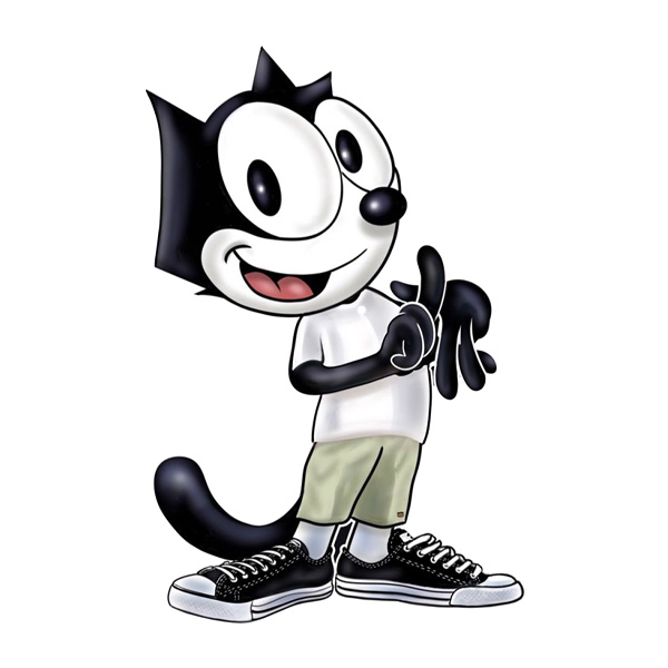 Felix The Cat Los Angeles LA - Sticker4Us