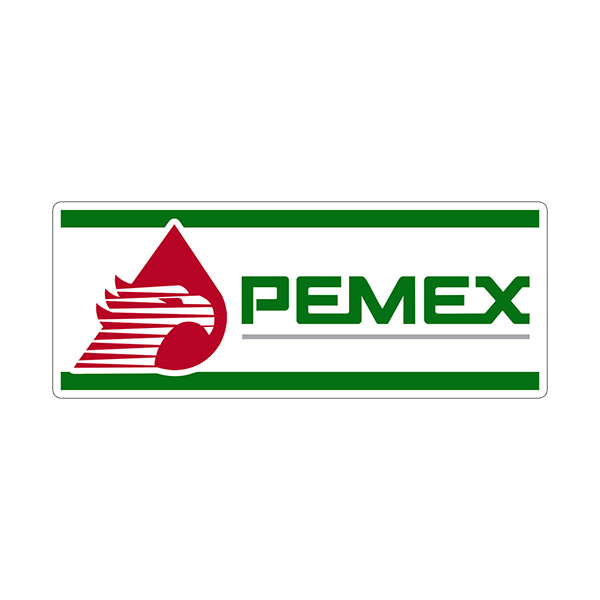 Pemex White Rectangle - Sticker4Us