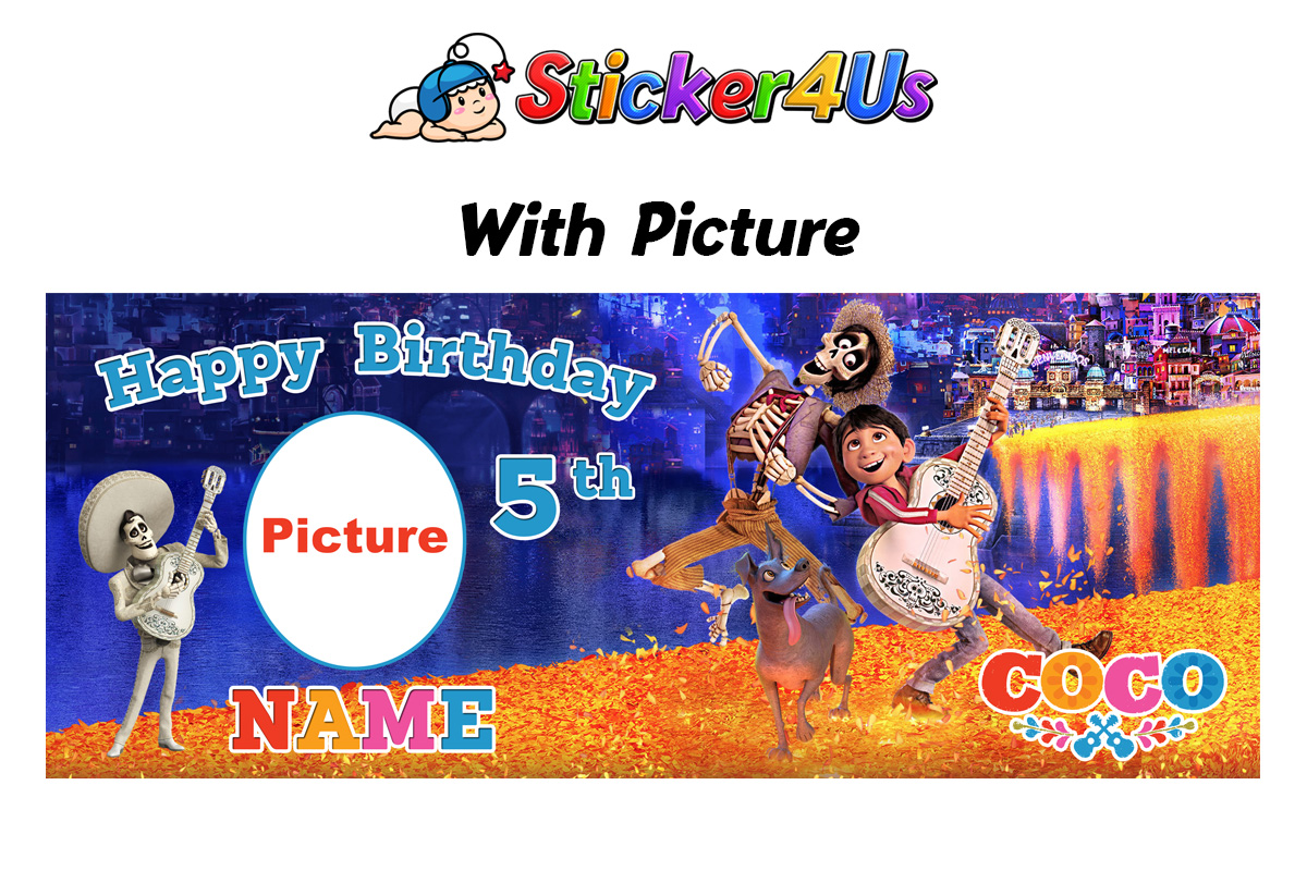 Coco Party Banner - Sticker4Us