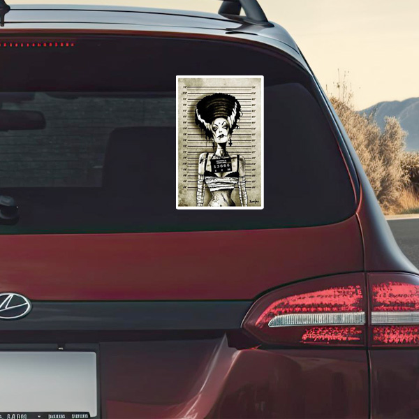 Frankenstein Bridge Wanted - Sticker4Us