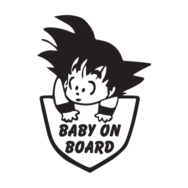 Goku Baby On Board - Sticker4Us