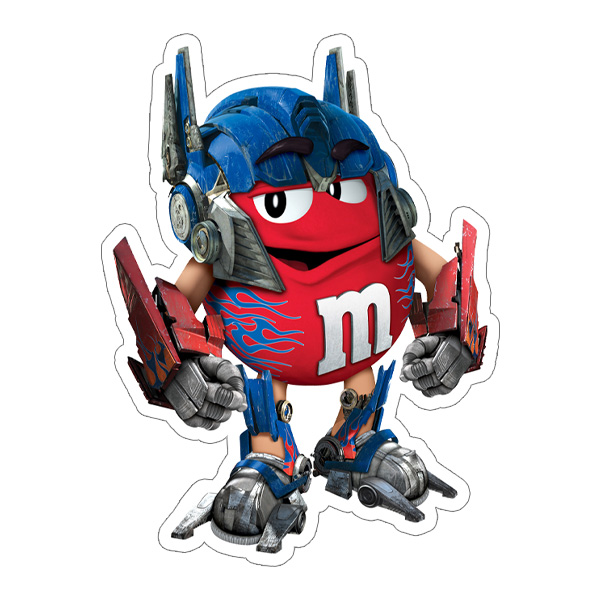 M&M Transformers - Sticker4Us