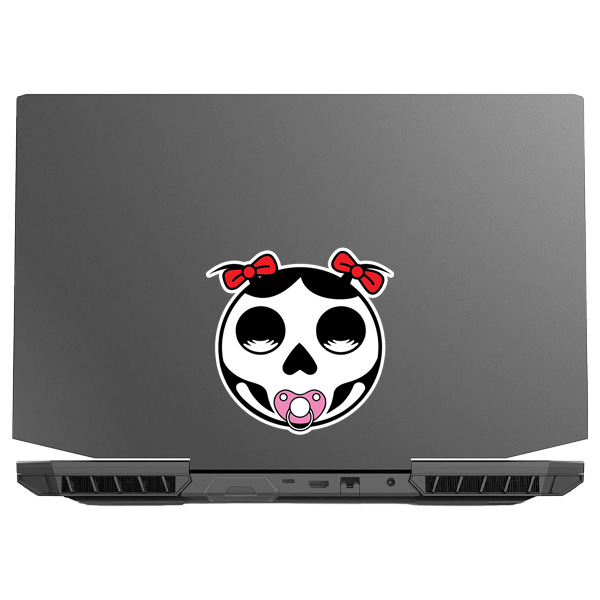 Baby Girl Sugar Skull - Sticker4Us
