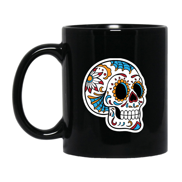 Blue Sugar Skull - Sticker4Us